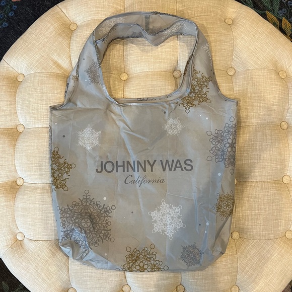 Johnny Was | Bags | New Johnny Was Foldable Nylon Tote Bag Winter ...